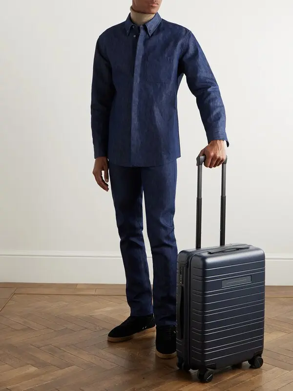 HORIZN STUDIOS H5 Essential Id 55cm Polycarbonate Suitcase - Blue