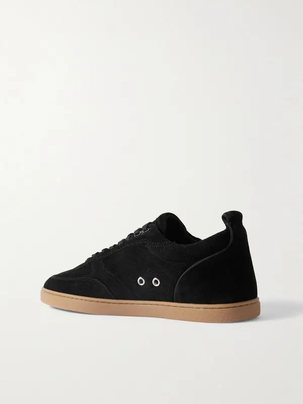 CHRISTIAN LOUBOUTIN Tutti Rui Perforated Suede Sneakers