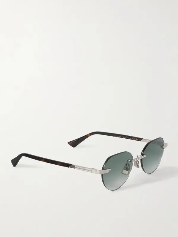 Bottega Veneta Rimless Round-frame Sunglasses