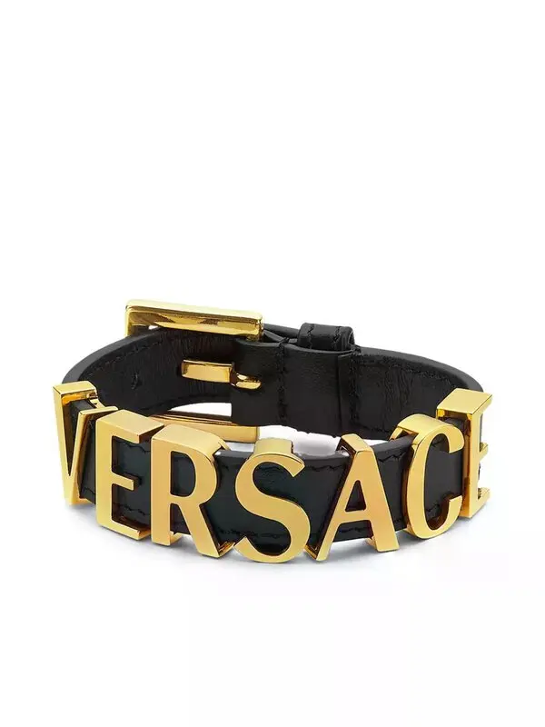 Versace Logo Bracelet - Gold