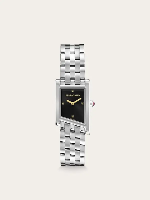 FERRAGAMO Asymetrique Watch - Silver