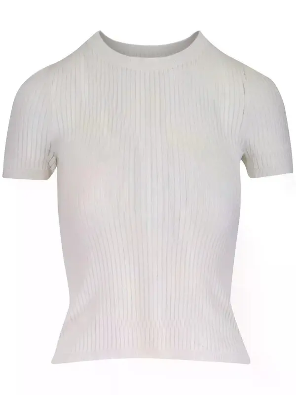 NILI LOTAN Ribbed T-shirt - White
