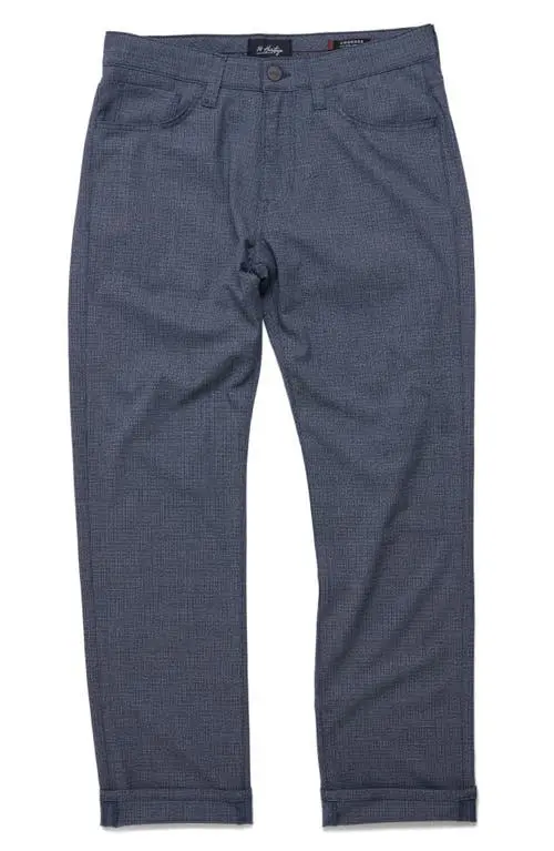 34 Heritage Courage Straight Leg Pants - Navy Fancy