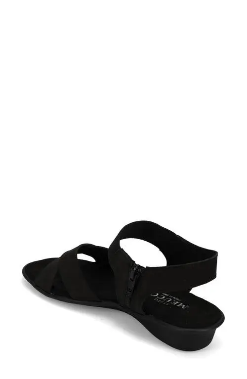 Sesto Meucci Euna Wedge Sandal - Black