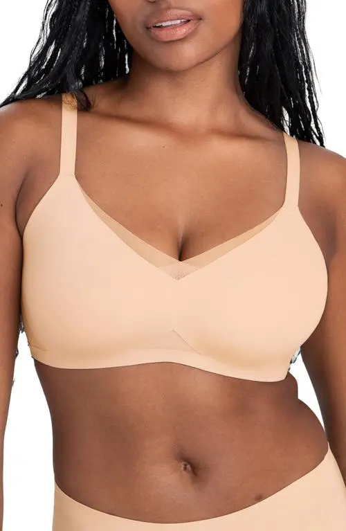 HONEYLOVE Liftwear Crossover Bra - Blush