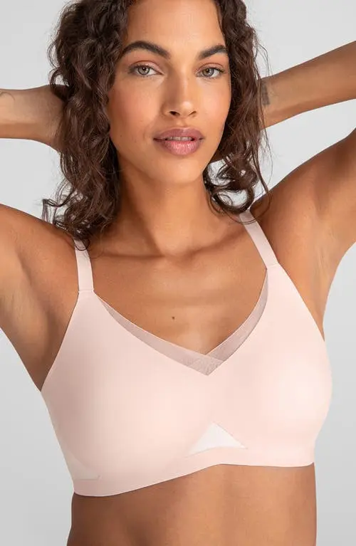 HONEYLOVE Liftwear Crossover Bra - Petal