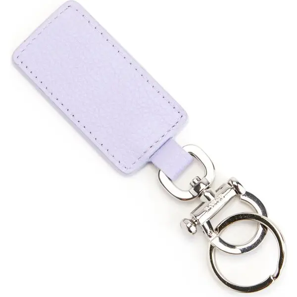 ROYCE NEW YORK Leather Key Chain - Lavender