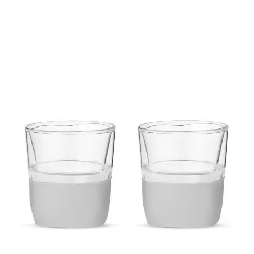 HOST Glass Freeze Whiskey Cooling Cup Set Of 2