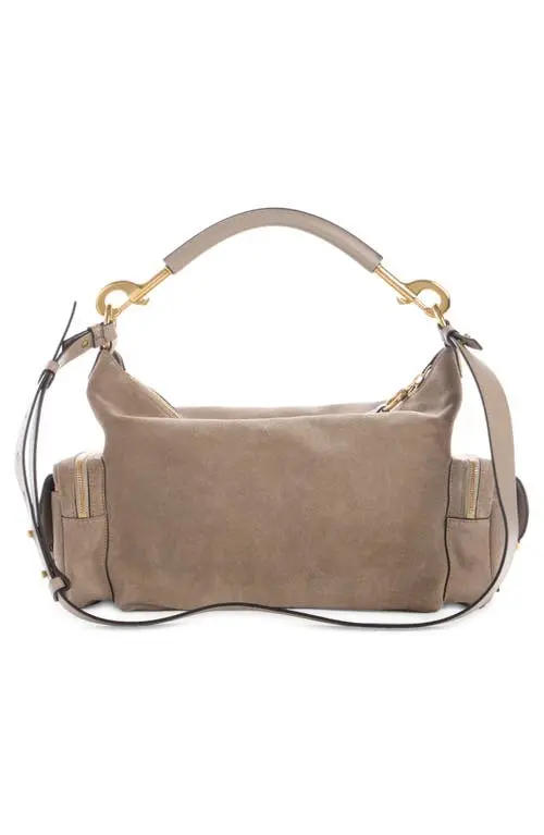 Chloé Suede Camera Bag Motty Grey Editorialist