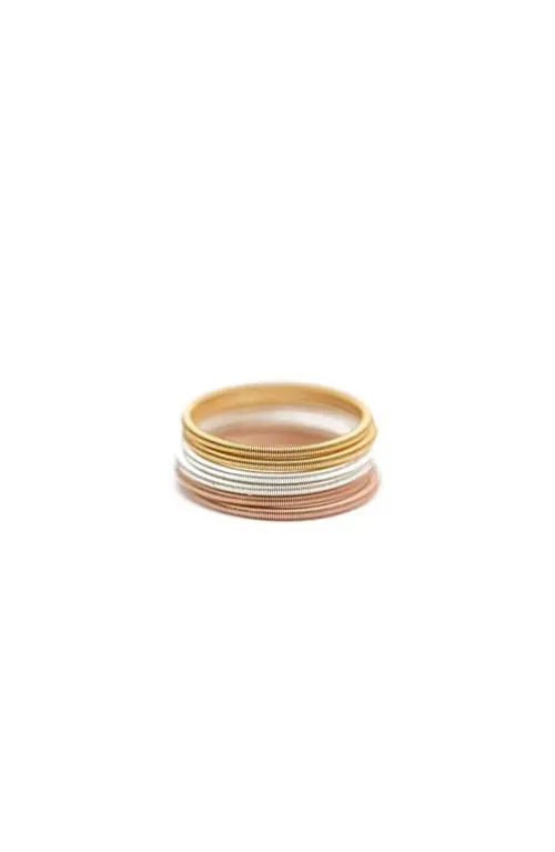 EMERSON & OLIVER Dia Rings Set - Warm Mixed