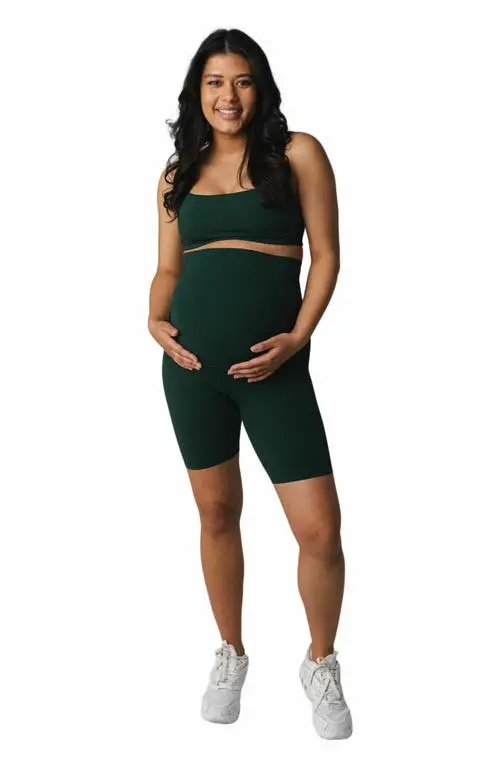 VITALITY Cloud Ii Maternity Biker Short - Forest