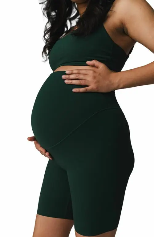 VITALITY Cloud Ii Maternity Biker Short - Forest