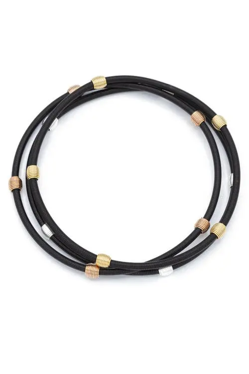 EMERSON & OLIVER Beaded Bracelets Set - Black/mixed