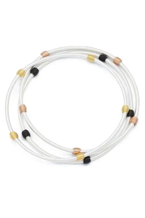 EMERSON & OLIVER Beaded Bracelets Set - Sterling/mixed