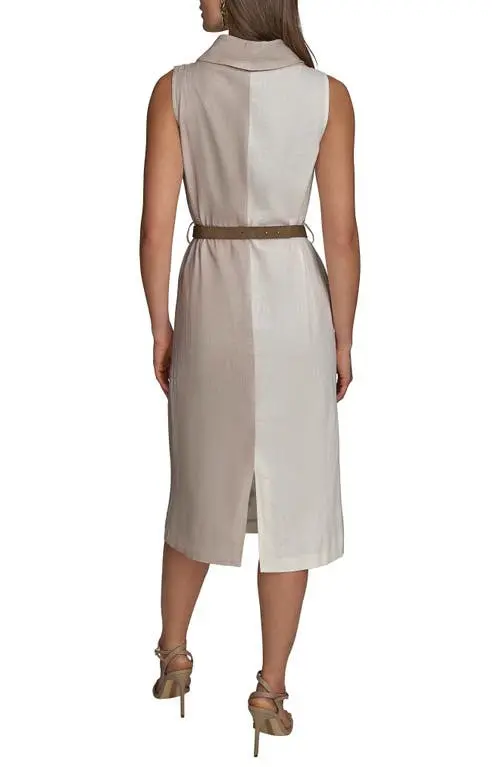 Donna Karan New York Floral Linen-Blend Sheath Dress - Cobblstone - 40% Off  | Editorialist