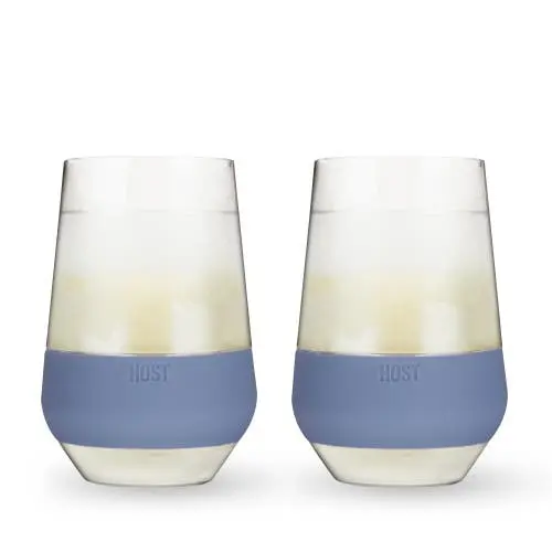 HOST Wine Freeze Xl Cooling Cup Set Of 2 - Slate Blue