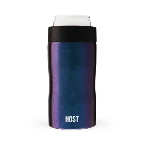 HOST Stay-chill Slim Can Cooler - Galaxy Black
