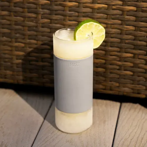 HOST Glass Freeze Highball Cooling Cups Set Of 2