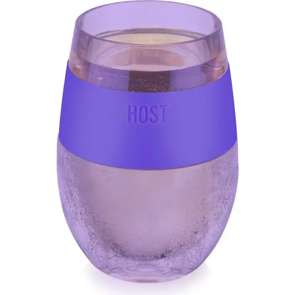 HOST Wine Freeze Cooling Cup - Tinted Purple