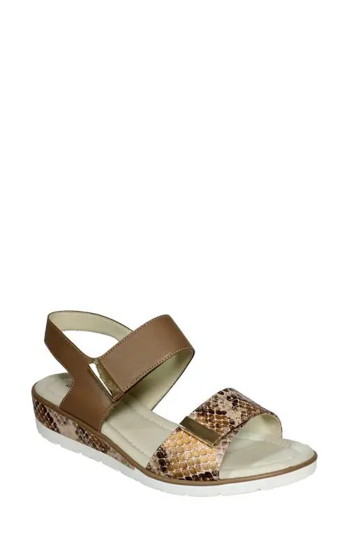 DAVID TATE Civic Slingback Sandal - Camel Multi