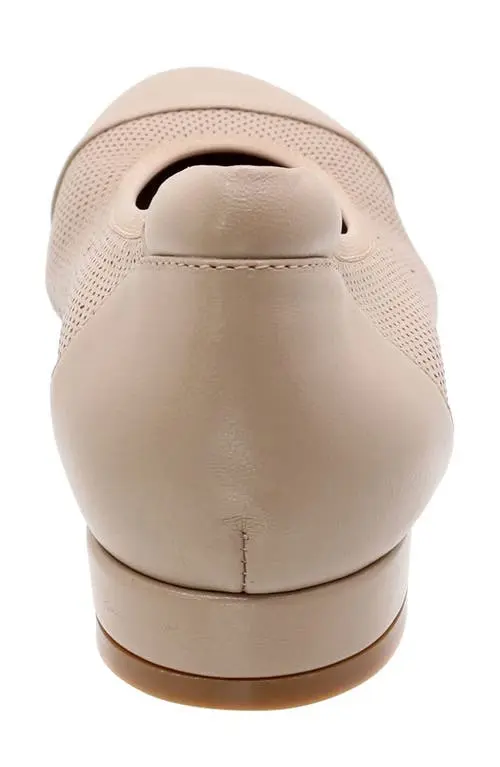 DAVID TATE Newton Cap Toe Flat - Taupe