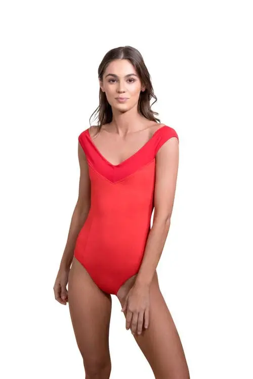TABACARU Serena One-piece Swimsuit - Red