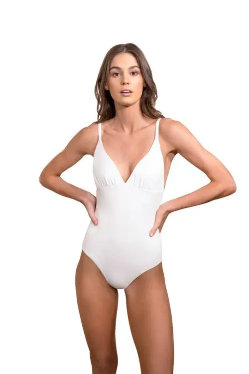 TABACARU Catherine One-piece Swimsuit - White