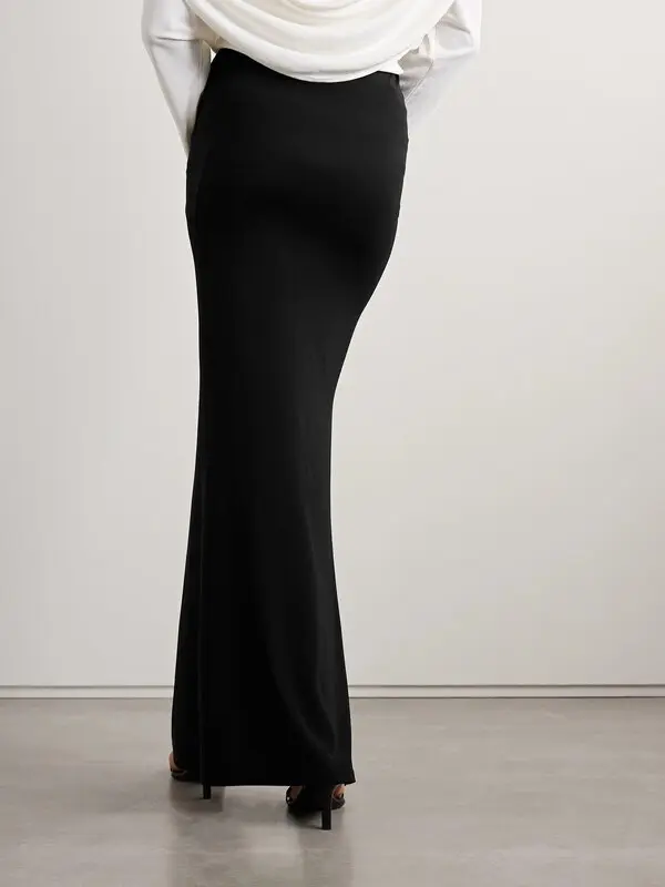 Jacquemus Peplo Draped Maxi Skirt
