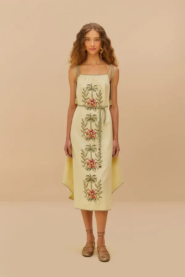 green emerald velvet dress Off-White Embroidered Carmina Floral Short Sleeve Mini Dress  FARM Rio