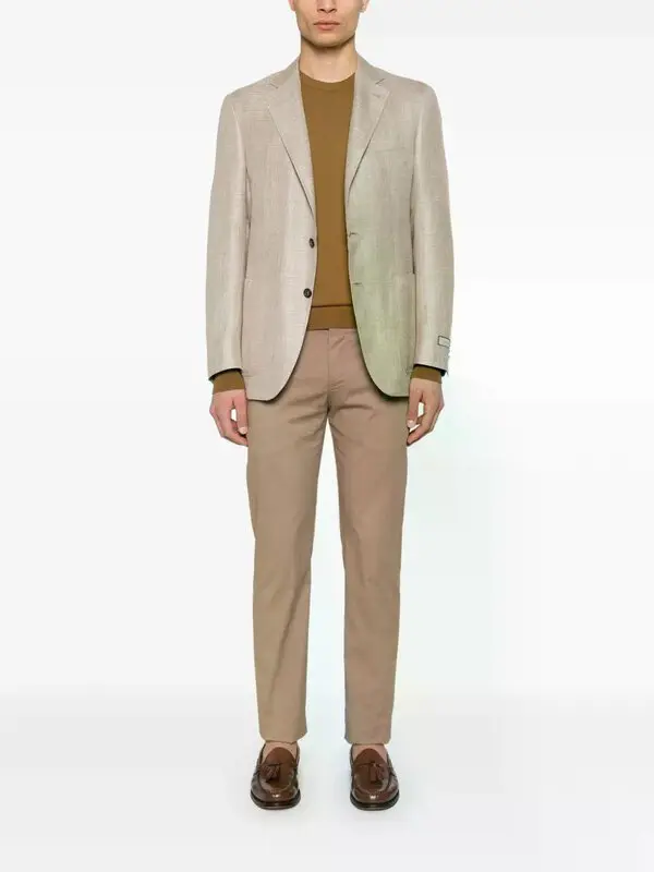 Canali Single-breasted Blazer - Neutrals