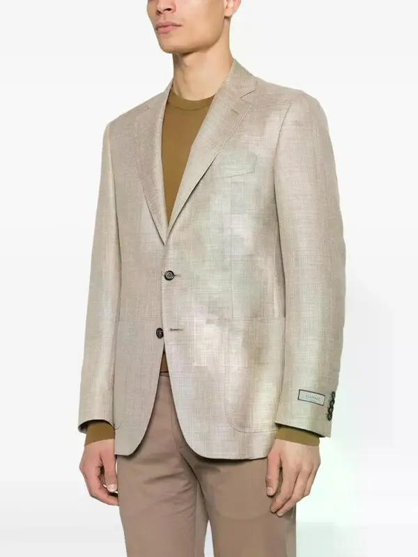 Canali Single-breasted Blazer - Neutrals