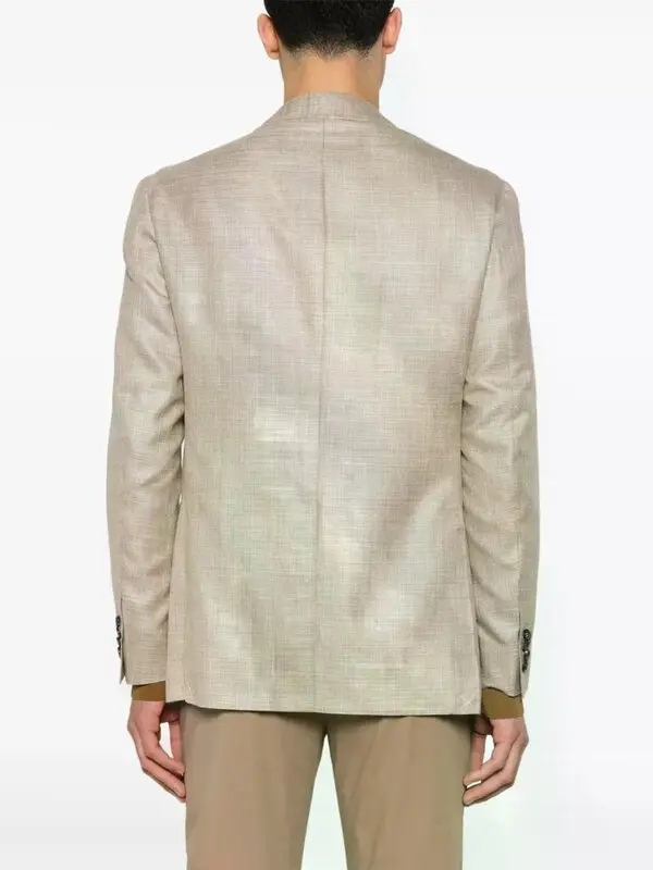 Canali Single-breasted Blazer - Neutrals