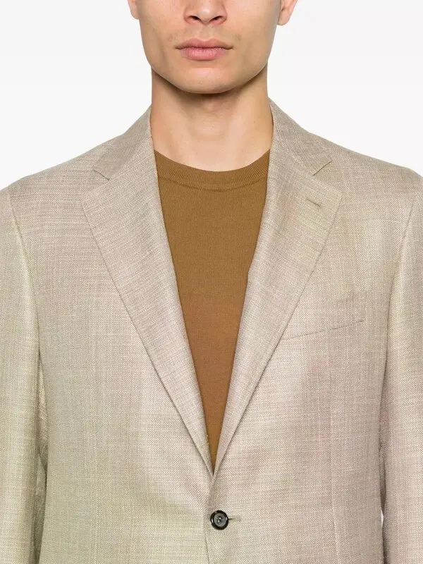 Canali Single-breasted Blazer - Neutrals