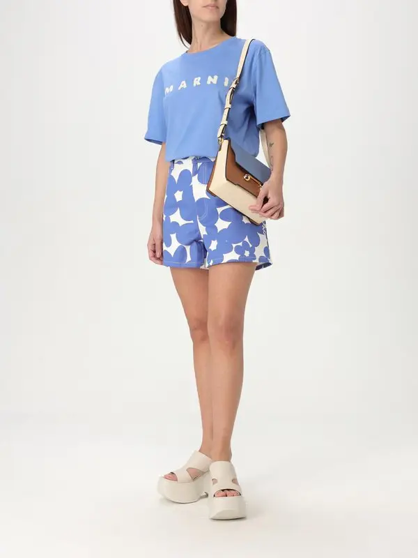 Marni Printed Shorts - Blue