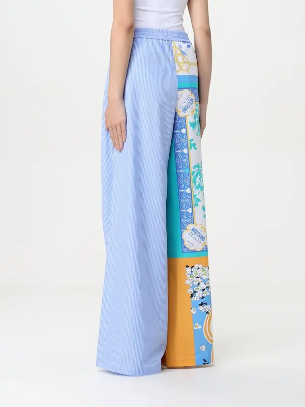 Moschino Wide Leg Printed Trousers