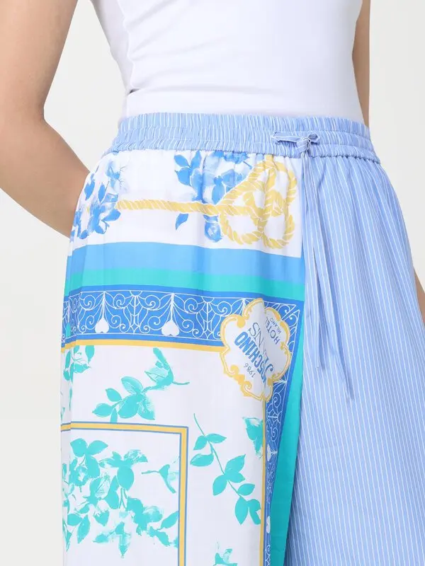 Moschino Wide Leg Printed Trousers