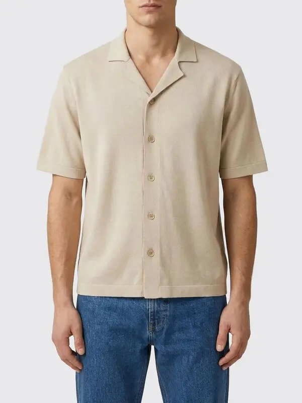 Aspesi Knitted Shirt - Sand