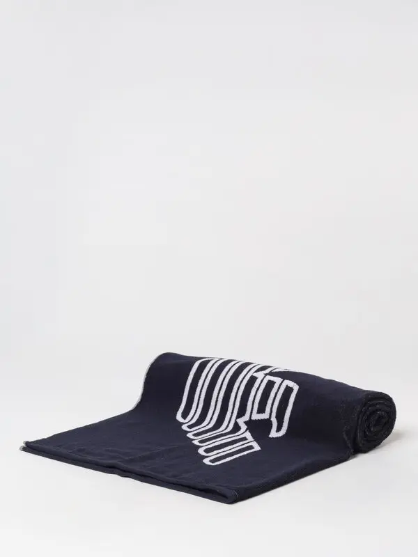 Emporio Armani Bath And Beach Towels Lifestyle - Blue