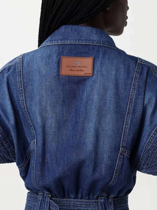 Elisabetta Franchi Belted Jumpsuit