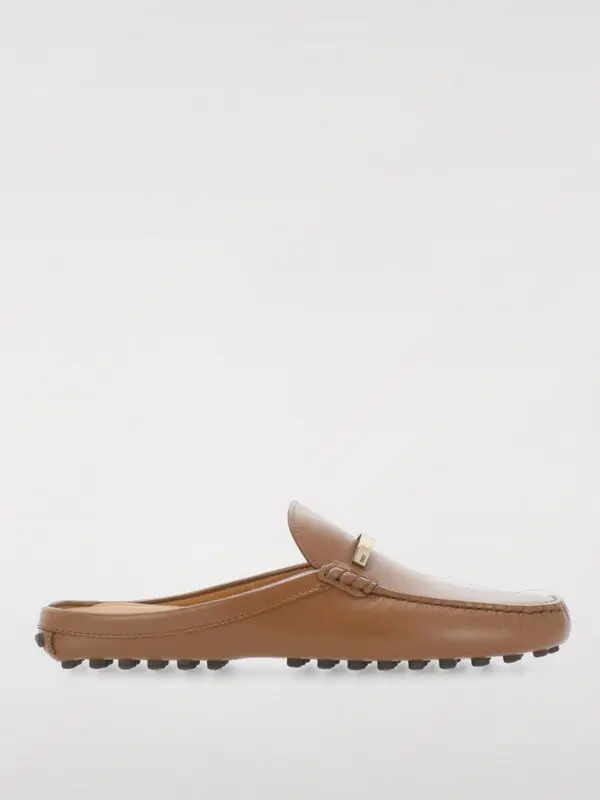 TOD'S Slip-on Loafer Mules - Brown