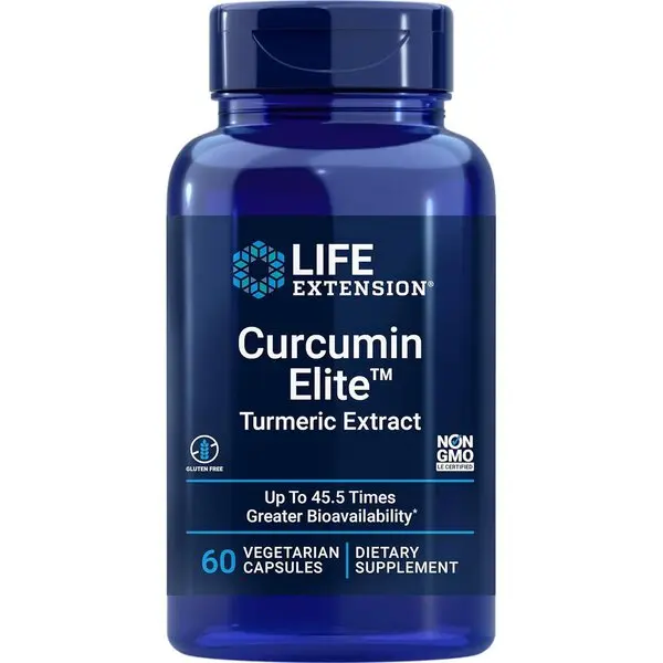 LIFE EXTENSION Curcumin Elite Turmeric Extract 60 Capsules - One-color