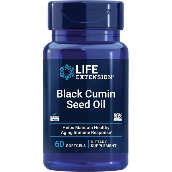 LIFE EXTENSION Black Cumin Seed Oil 60 Softgels - One-color