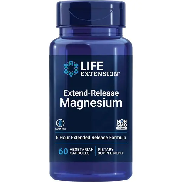 LIFE EXTENSION Extend-release Magnesium 60 Capsules