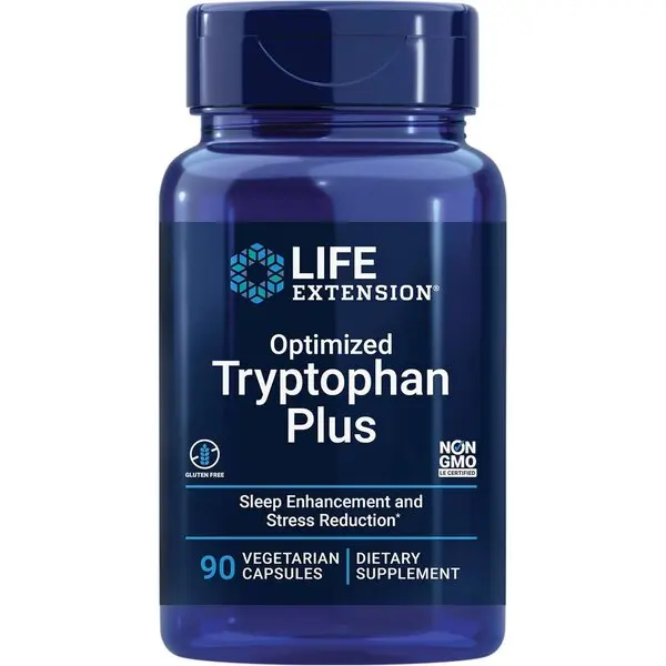 LIFE EXTENSION Optimized Tryptophan Plus 90 Capsules - One-color