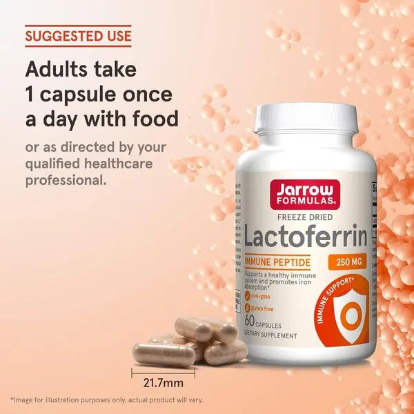 JARROW FORMULAS Lactoferrin 250mg 60 Capsules