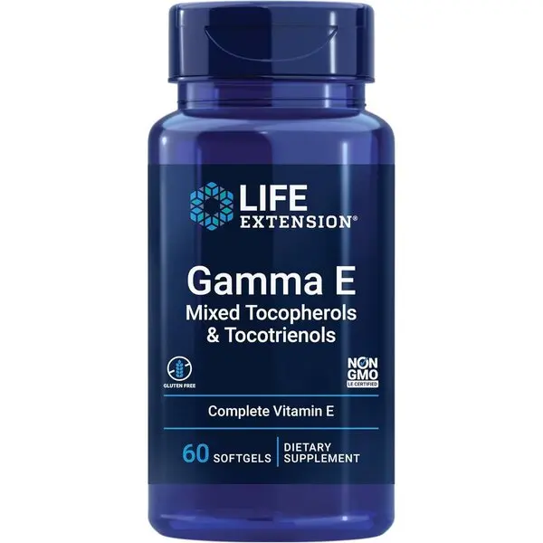 LIFE EXTENSION Gamma E Tocopherol/tocotrienol 60 Softgels - One-color