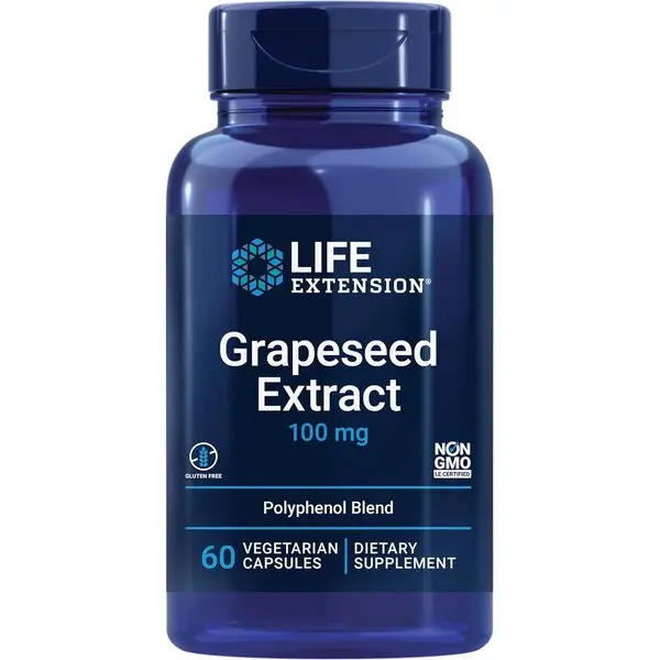LIFE EXTENSION Grapeseed Extract 100 Mg 60 Capsules - One-color