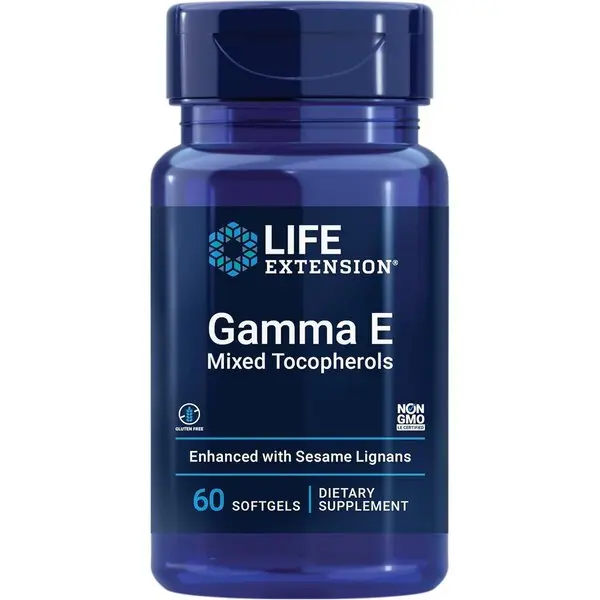 LIFE EXTENSION Gamma E Tocopherol W/sesame Lignans 60 Softgels - One-color
