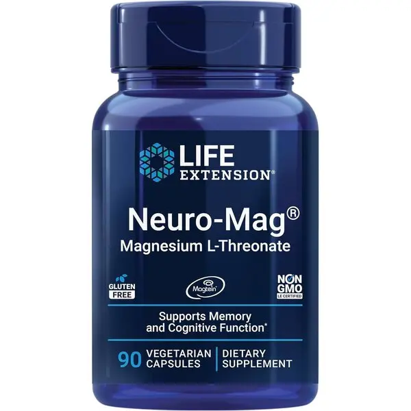 LIFE EXTENSION Neuro-mag Magnesium L-threonate 90 Capsules - One-color