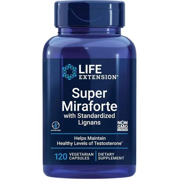 LIFE EXTENSION Super Miraforte With Standardized Lignans 120 Capsules - One-color